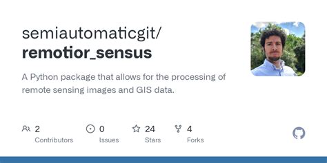 GitHub Semiautomaticgit Remotior Sensus A Python Package That Allows For The Processing Of