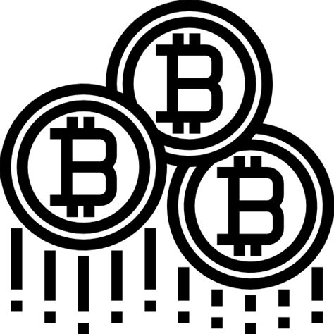 Bitcoin Srip Lineal Icon
