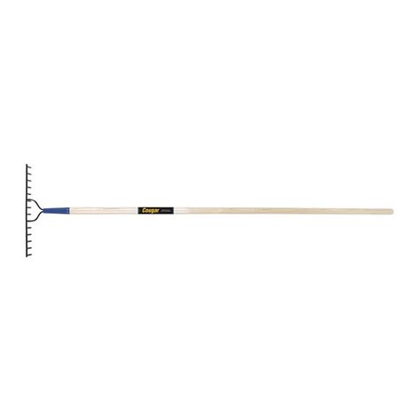 Garant 81217 Steel Bow Rake 14 Tines 60 Ash Handle Construction