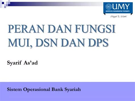 Ppt Peran Dan Fungsi Mui Dsn Dan Dps Powerpoint Presentation Free Download Id 4312370