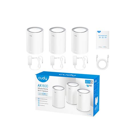 Cudy M1800 3 Pack Ax1800 Home Mesh Wifi Router Price In Bd