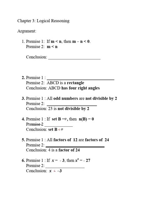 work sheet 2 logical thinking pdf argument logical consequence