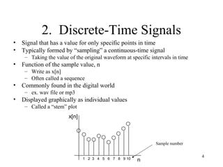Classifications Of Signals Vi Sem Cse It PPT