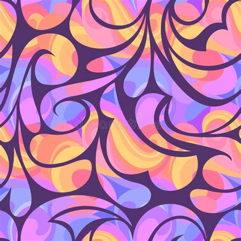 Seamless Colorful Polka Dot Pattern Stock Vector Illustration Of