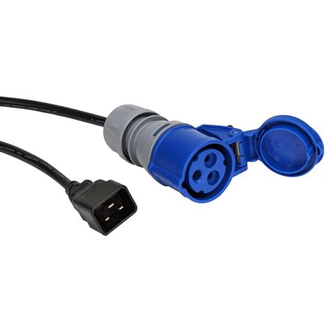 Iec C20 To 16 Amp Commando Extension Cable Dcdi