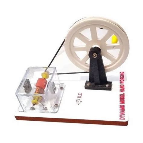 White Wood And Fiber Demonstration Dynamo Physics Model At 250 Unit In Ambala