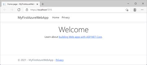 クイックスタート Aspnet Web アプリをデプロイする Azure App Service Microsoft Learn