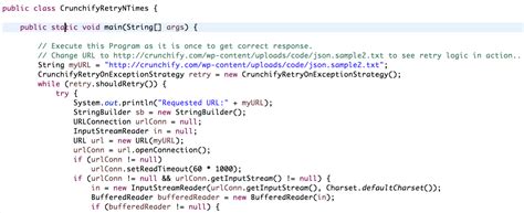 How To Retry Operation N Number Of Times In Java • Crunchify