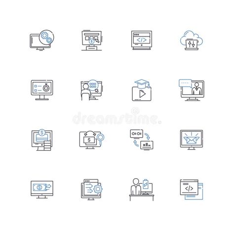 Nerk Infrastructure Line Icons Collection Cloud Nerking Security Storage Data