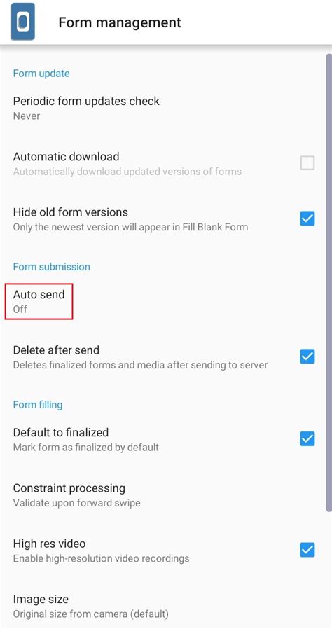 finalized forms are not showing in edit saved forms data collection