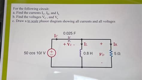 Solved For The Following Circuit A Find The Currents Chegg