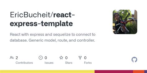 Github Ericbucheit React Express Template React With Express And Sequelize To Connect To