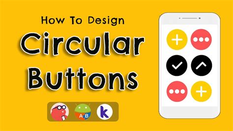 How To Create Circular Buttons In Kodularappybuilderthunkable Youtube