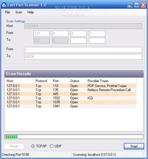 fast port scanner 1 0 download screenshots