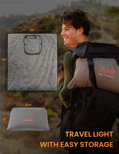 Zonli Z Walk Heated Blanket Battery Operated Cordless