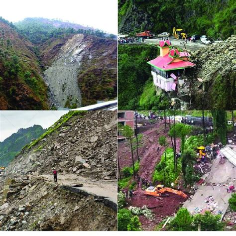 Landslide At Various Locations Of Himalayan Region Source Filed