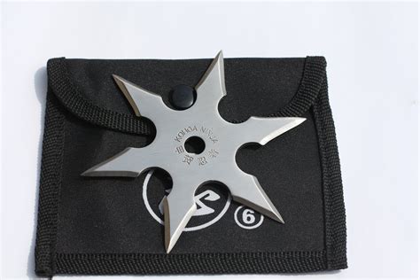 Ninja Metal Shuriken 6 Pointed Star Free Shipping