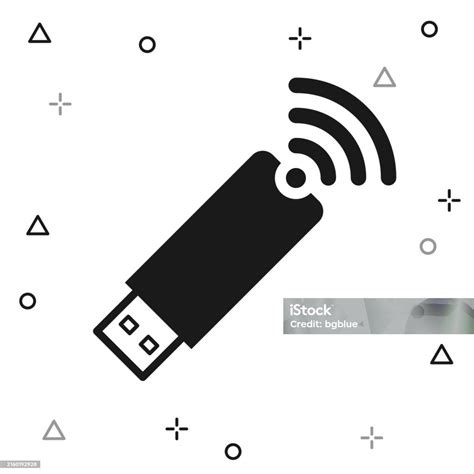 Usb 무선 어댑터 흰색 배경에 아이콘 5g에 대한 스톡 벡터 아트 및 기타 이미지 5g Usb 메모리 가지 식물 부위 Istock