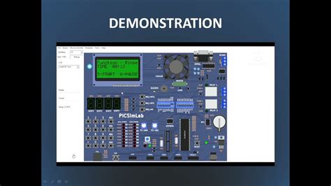 Washing Machine Using Pic16f877a Youtube