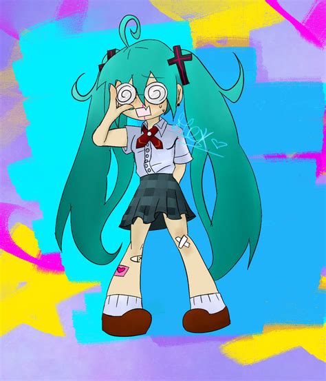 Rotten Girl Miku By Hexxbolt On Deviantart