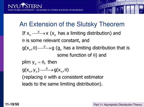 Ppt Asymptotic Distribution Theory In Econometrics I Understanding Parameter Estimates And