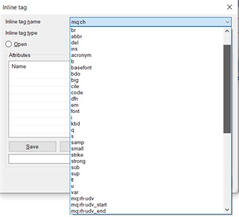 adding a new inline tag memoq help center
