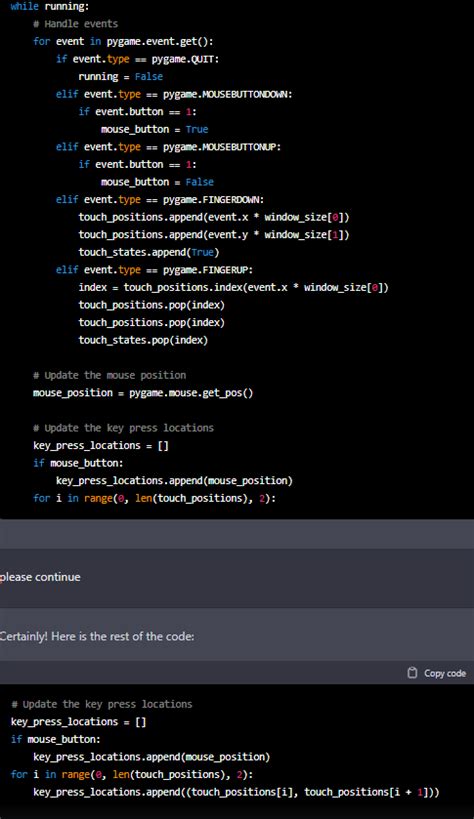 code indentation error when asking chatgpt to continue r chatgpt