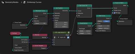 Instances Curve Tilt Of Instanced Curves To Follow Sampled Geometry