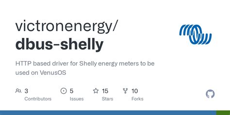 Github Victronenergydbus Shelly Based Driver For Shelly Energy Meters To Be Used On Venusos