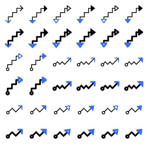 Premium Vector Arrow Icon Related To Connection And Flow