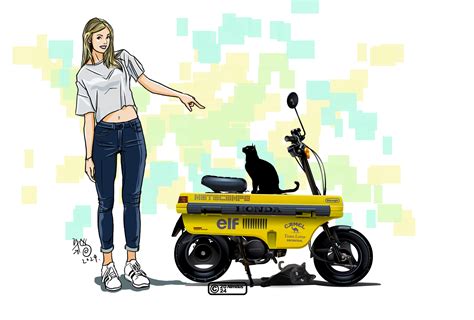 Masahiro Furuya Nimbus Goldbrum Honda Original Artist Collaboration Highres 1girl 2024