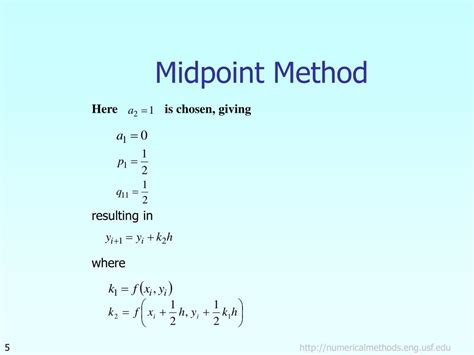 Ppt Runge 2 Nd Order Method Powerpoint Presentation Free Download