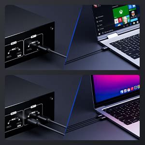 Amazon Com TESmart USB C HDMI MST EDID KVM Switch Monitors Computers K Hz USB