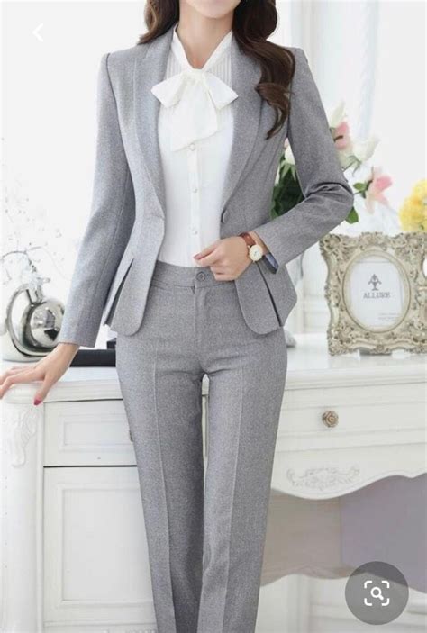 Aggregate More Than 78 Womens Grey Trouser Suit Vn