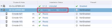 Nsx Host Preparation Cluster Not Ready Legacy Vcns Vxlan Vibs