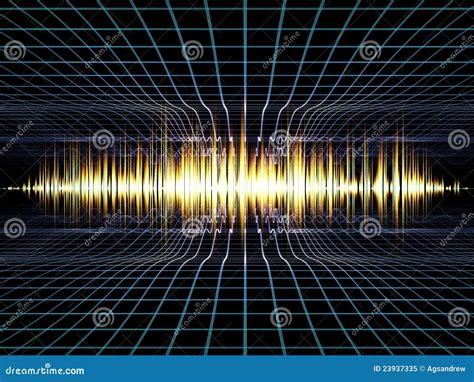 Music Oscillations Stock Illustration Illustration Of Wallpaper 23937335