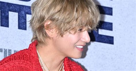 [사진]bts 뷔 매력 넘치는 금발 조선비즈