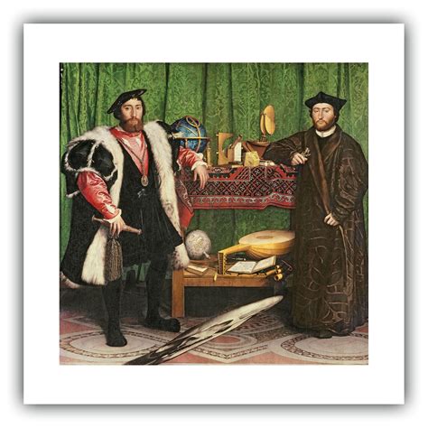 Hans Holbein The Younger The Ambassadors 1533 Giclee Fine Art