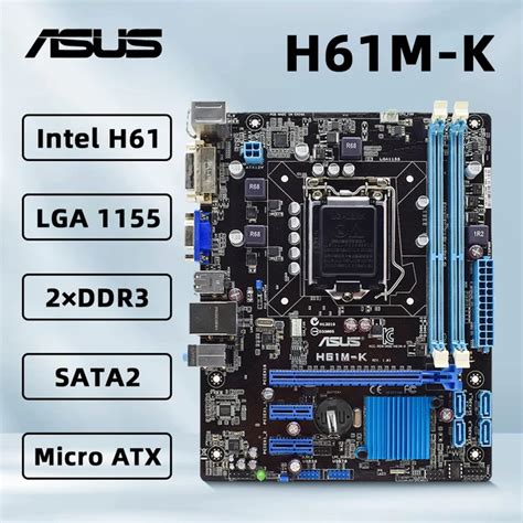 Asus H61mk Intel H61 Ddr3 Micro Atx Desktop Motherboard Asus H61 Asus H61mk Intel H61 Ddr3 Micro Atx Desktop Motherboard Asus H61