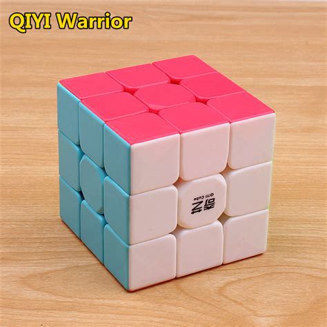 Qiyi Warrior S 3x3x3 Speed Magic Cube Stickerless Colorful Educational Puzzle Toy Outlettrends
