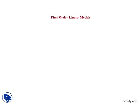 Basic Mathematical Models Mathematical Modeling And Simulation Lecture Slides Docsity