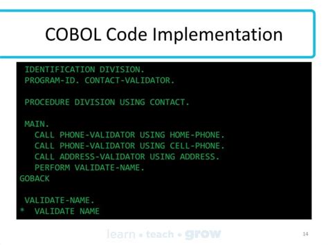 Mad Computer Science Testing Cobol With Rspec Ppt