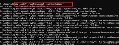从零开始：轻松上手robot Framework自动化测试的完整安装指南robotframework安装教程 Csdn博客
