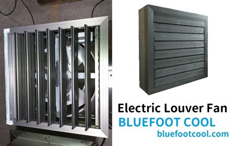 Electric Louver Fan BLUEFOOT COOL Industrial Louver Fan Power Louver Fan