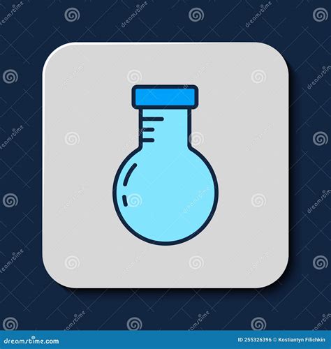 Filled Outline Test Tube And Flask Chemical Laboratory Test Icon