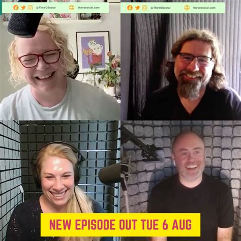 A Few Weeks Ago We Recorded The August Episode Of The Vo Social Podcast