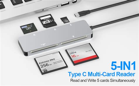 Amazon Com CFast Card Reader USB C CFast Card Reader Gbps CFast CF SD TF XD In
