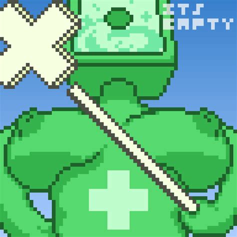 Rule 34 Breasts Dice Green Body Healing Dice Itsempty Looking Down Pixel Art Random Dice Staff