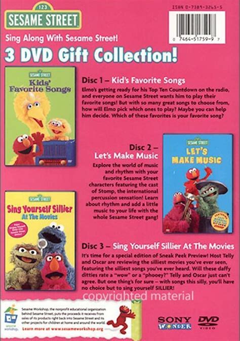 Sesame Street Sing Along With Sesame Street 3 Pack DVD 2005 DVD
