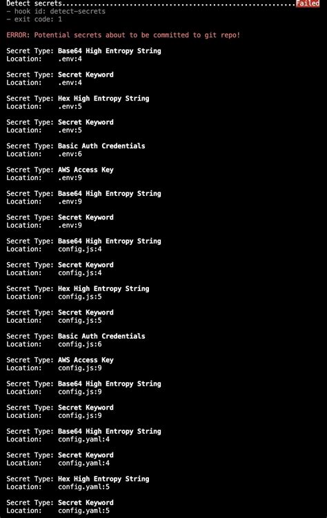 Leveraging Git Hook For Hardcoded Secrets Scanning In A Codebase